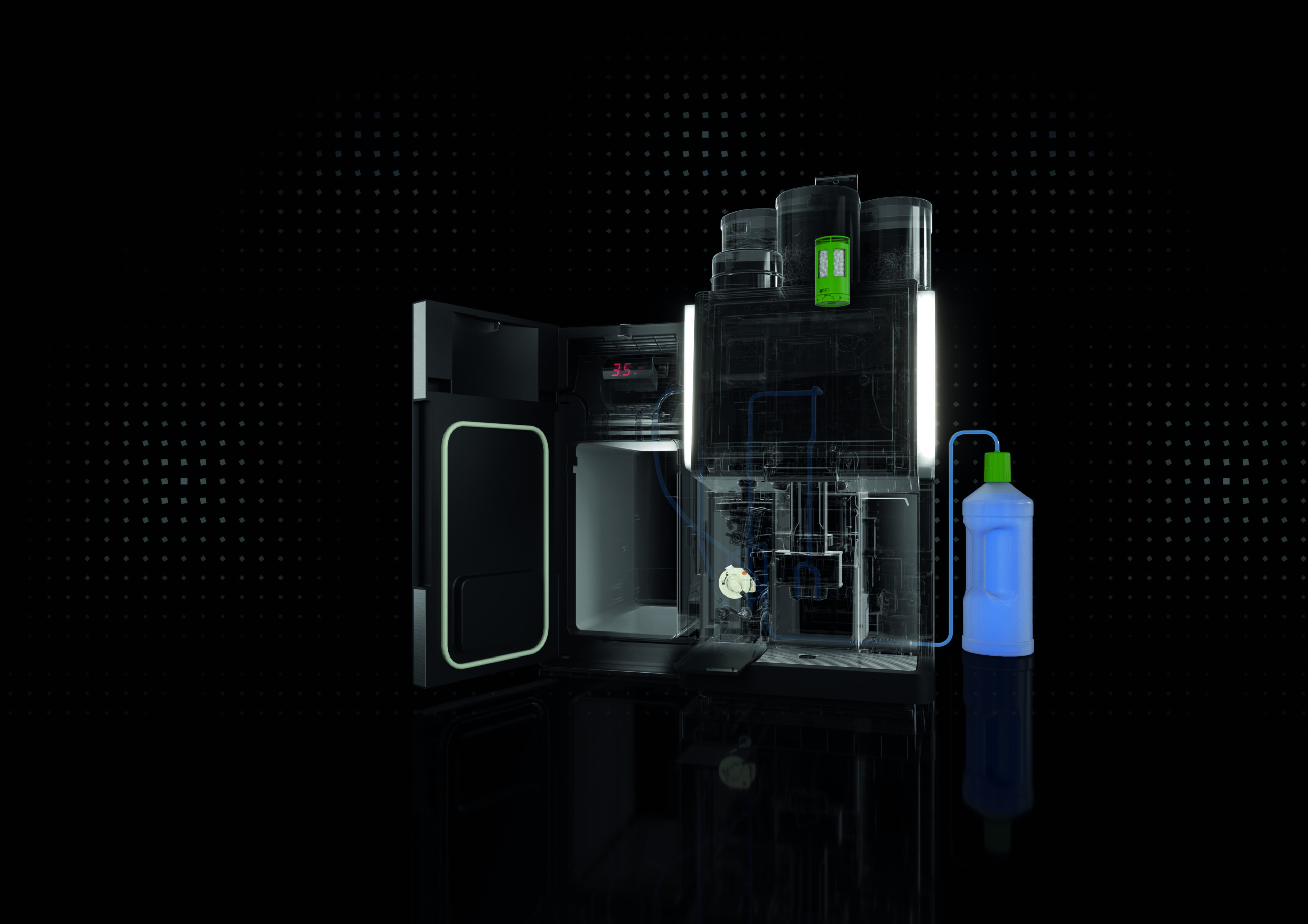 The intelligent cleaning system